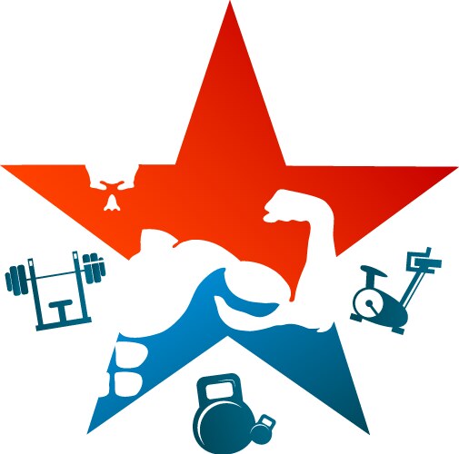 Gym symbol Royalty Free Vector Image - VectorStock