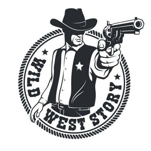 Gangster with gun ghetto warriors Royalty Free Vector Image