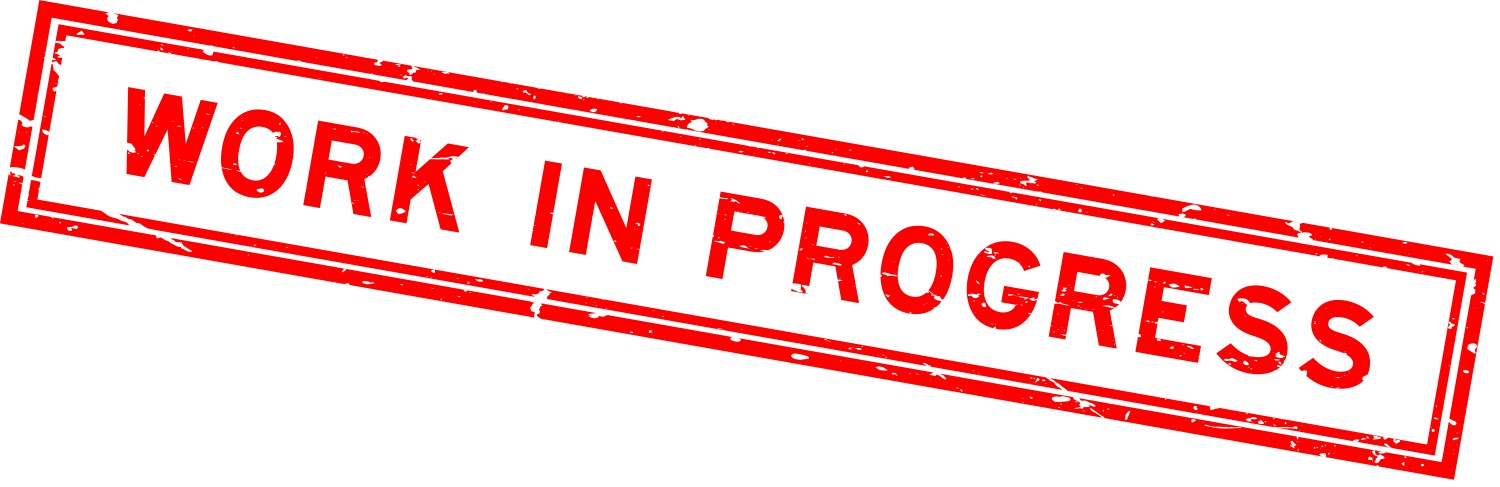 Work in Progress Stamp Vector Images (over 1,500)