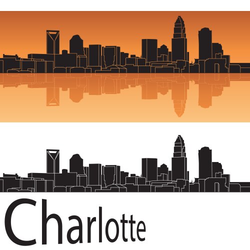 Charlotte Skyline Vector Images (over 160)