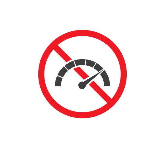 Circle prohibited sign for no car parking Vector Image