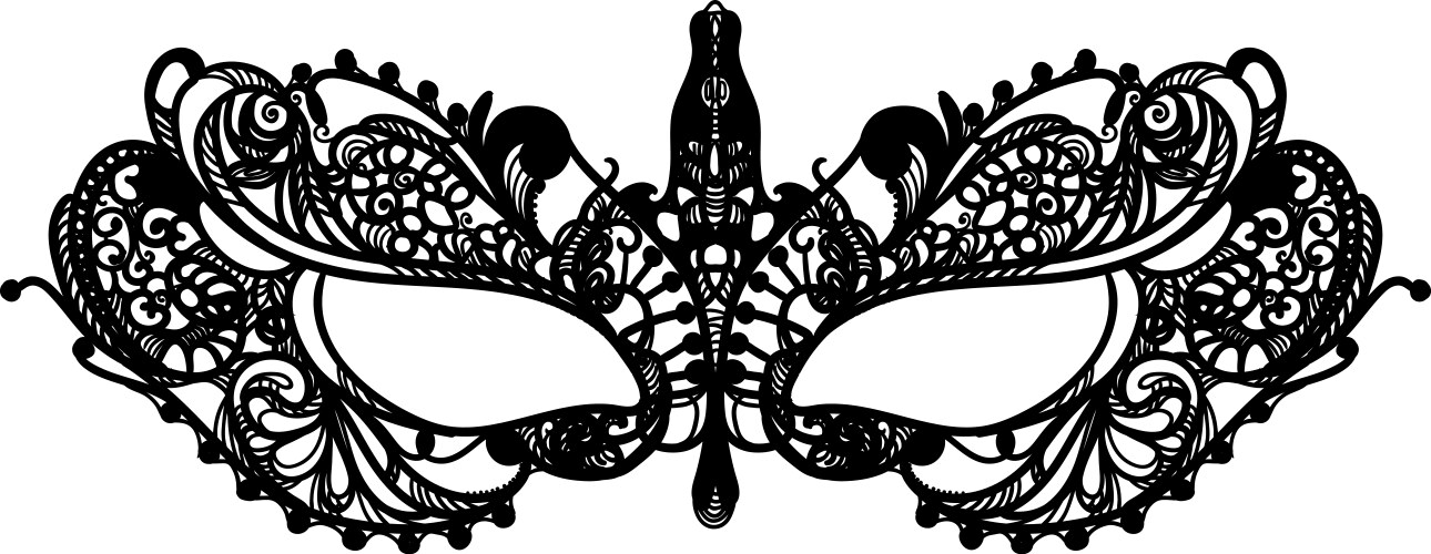 Beautiful masquerade mask Royalty Free Vector Image