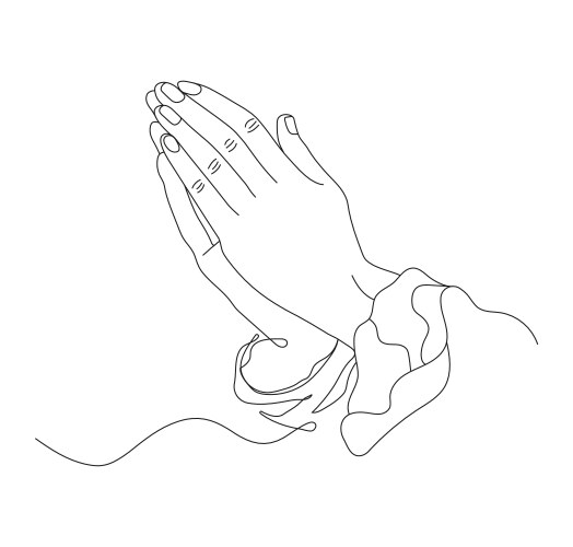 Praying hands Vector Images & Graphics for Commercial Use | VectorStock