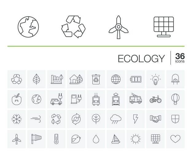 Environmental factors concept icon Royalty Free Vector Image