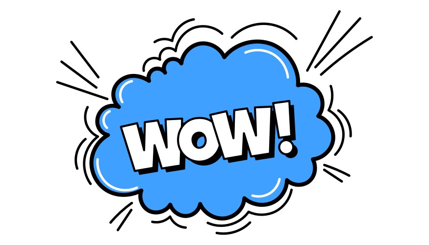 Pow comic bubble sound dialogue speech bubbles Vector Image