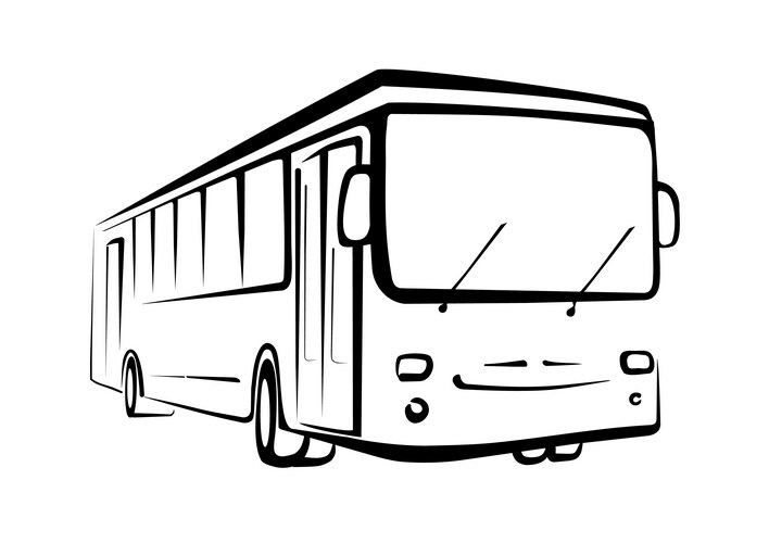 Bus Outline Vector Images (over 23,000)