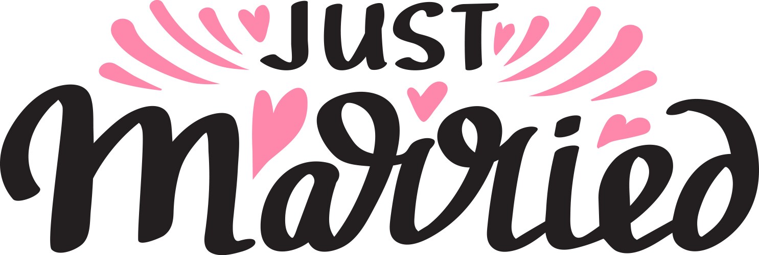 Just Married Vector Images (over 5,800)