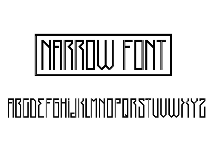 Rock star gothic font Royalty Free Vector Image