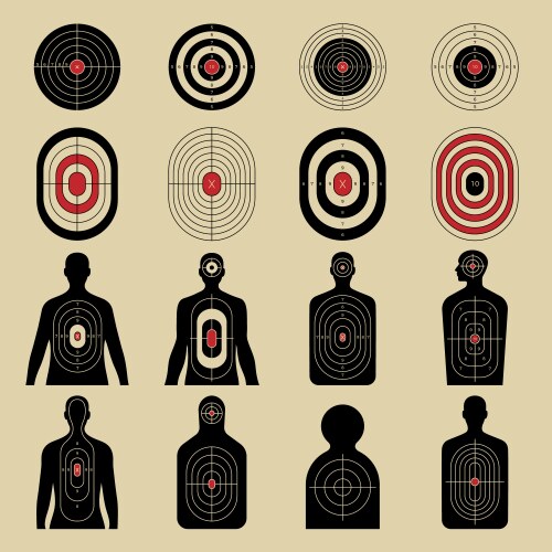 Human Target Vector Images (over 25,000)