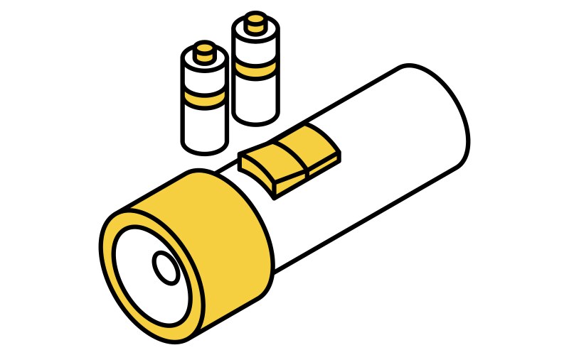 Simple line drawing of emergency kit first-aid Vector Image