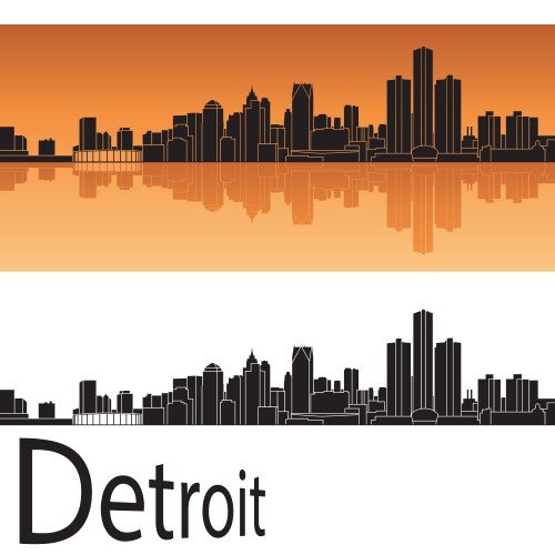 Detroit Skyline Vector Images (over 220)