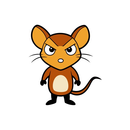 Angry Mouse Vector Images (over 550)