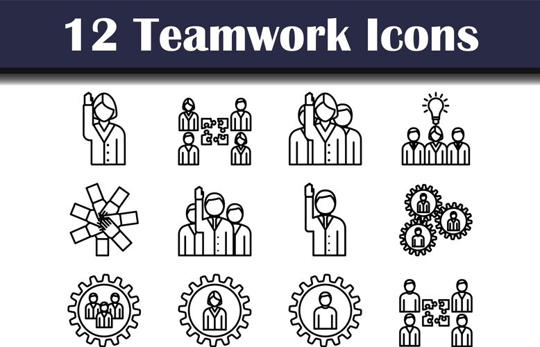 Teamwork top view people hands sketch hand drawn Vector Image
