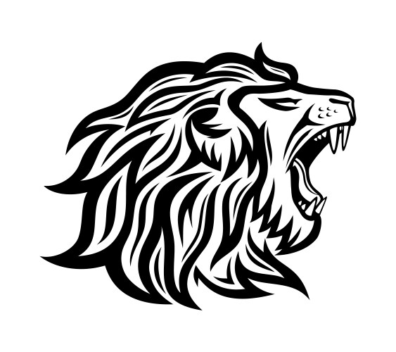 Gothic lion Royalty Free Vector Image - VectorStock