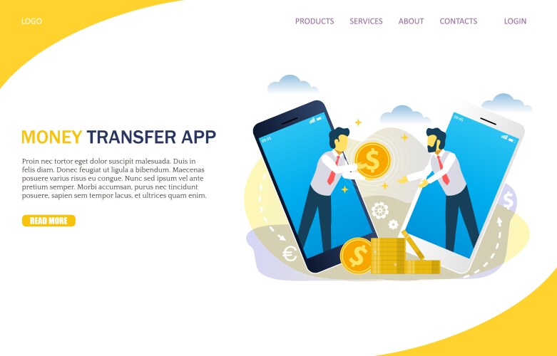 Money Transfer Banner Vector Images (over 8,300)