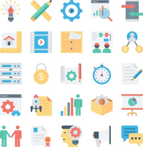 Procurement management concept for infographic Vector Image