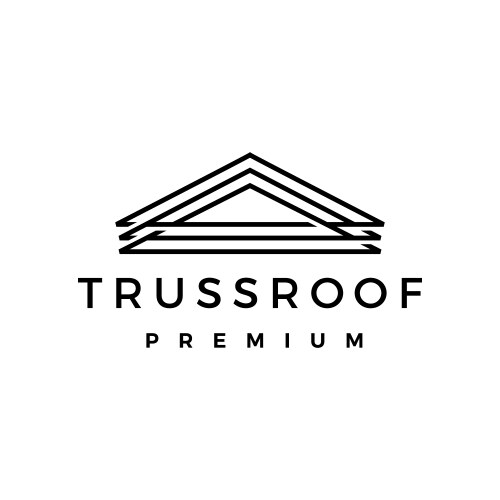 Metal truss girder steel pipes structures roof Vector Image