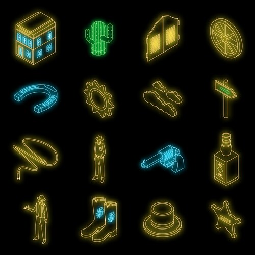 Neon Cowboy Hat Vector Images (over 420)