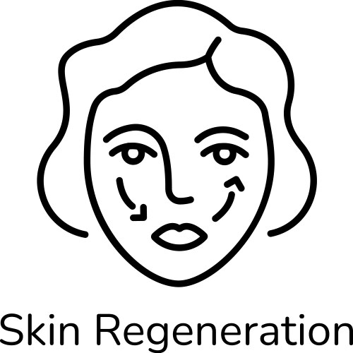 Glowing skin Royalty Free Vector Image - VectorStock