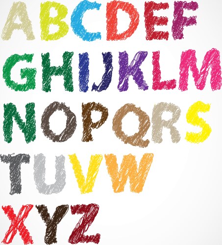 Fingerprint Letter Vector Images (over 1,800)