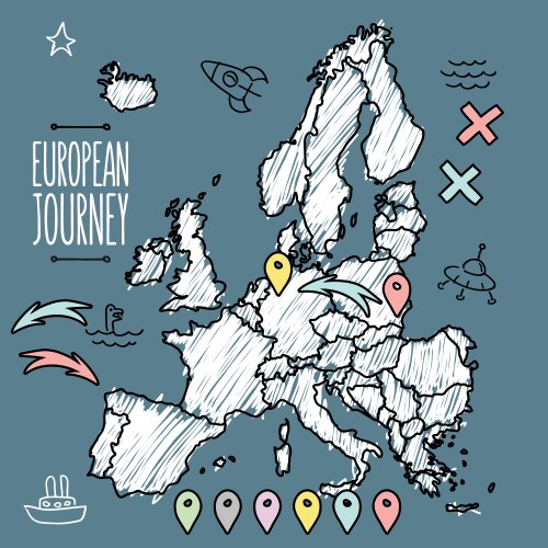 Simple Europe Map Vector Images (over 21,000)