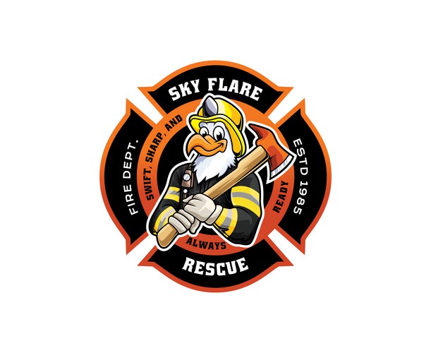 Firefighter Mascot Vector Images (over 2,100)