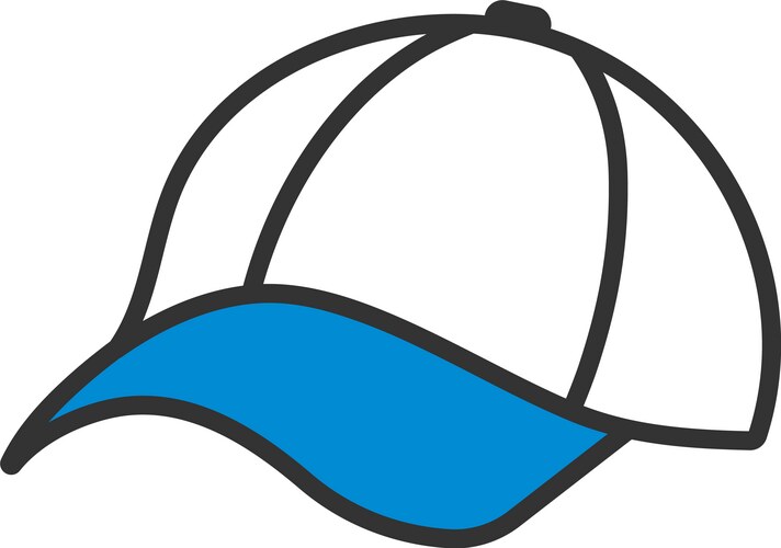 Yellow baseball cap icon Royalty Free Vector Image