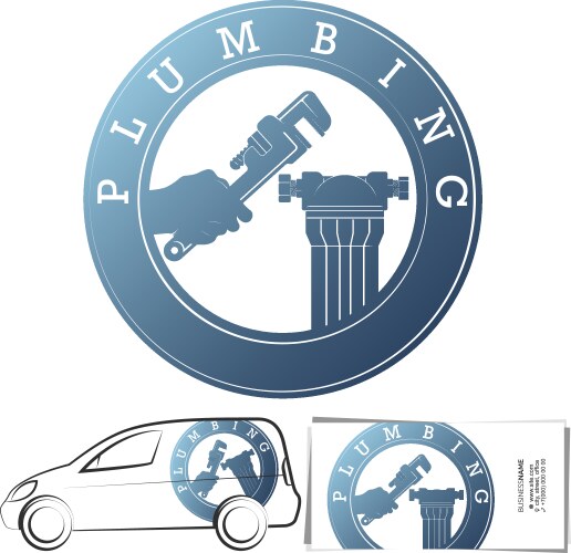 Installation repair and maintenance water Vector Image