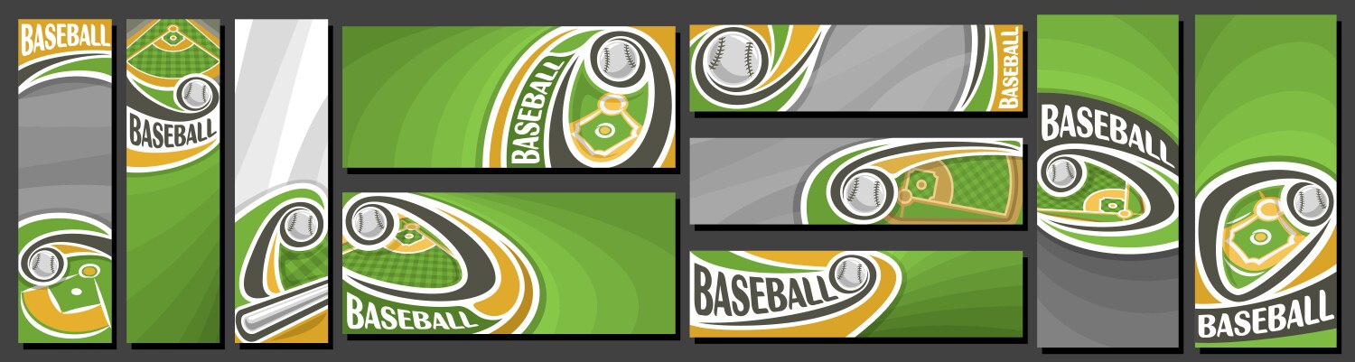 Baseball logo Royalty Free Vector Image - VectorStock