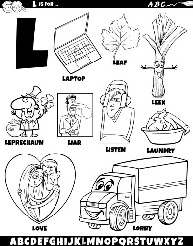 Educational cartoon numbers set with sweets Vector Image