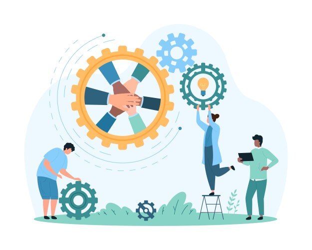 Collaboration Cartoon Vector Images (over 15,000)