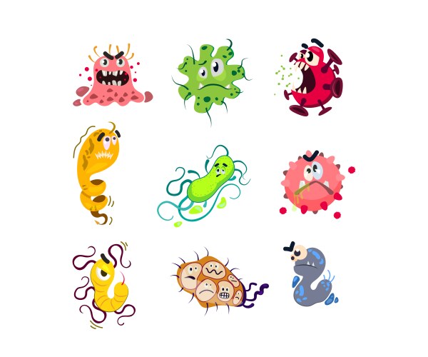 Germs Cartoon Vector Images (over 17,000)