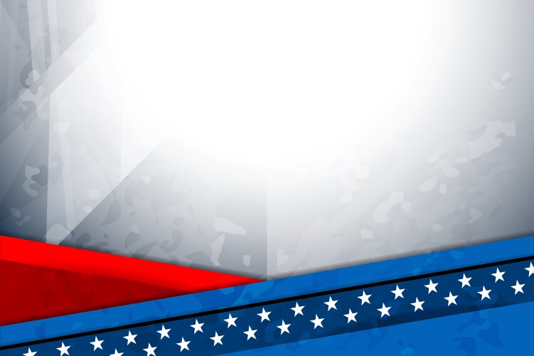 American flag backgrounds template Royalty Free Vector Image