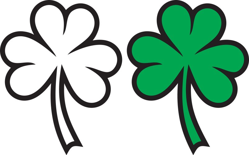 Shamrock Black and White Vector Images (over 17,000)