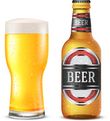 Beer bottles Royalty Free Vector Image - VectorStock