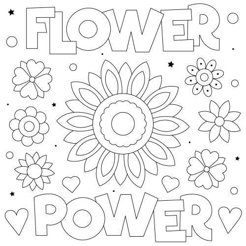 Floral mandala coloring page Royalty Free Vector Image