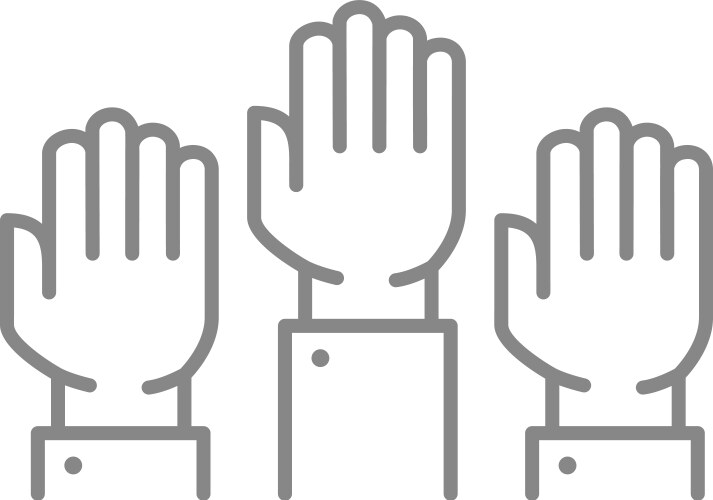 Three Hands in Unity Vector Images (over 320)