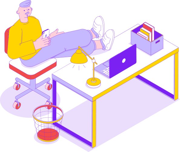 Office worker icon Royalty Free Vector Image - VectorStock