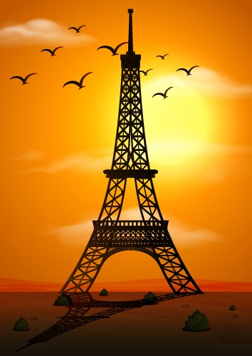 Eiffel Tower Cartoon Vector Images (over 1,400)
