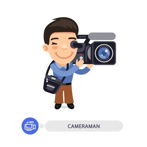 Cartoon people avatars with different professions Vector Image
