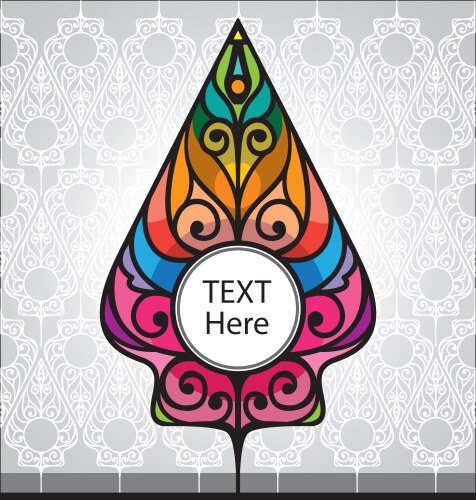 Wayang gunungan Royalty Free Vector Image - VectorStock