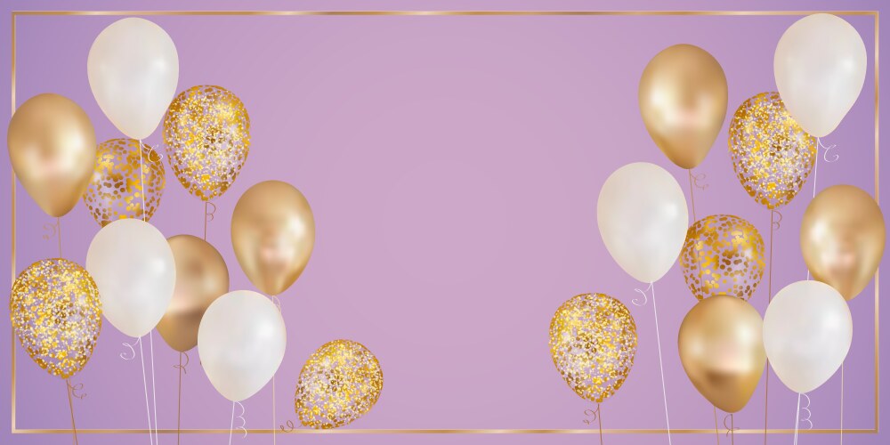 Golden Balloon Border Vector Images (over 790)