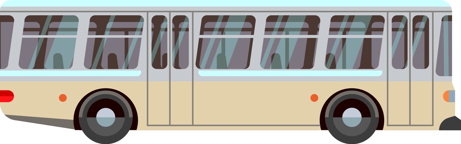 City bus Royalty Free Vector Image - VectorStock