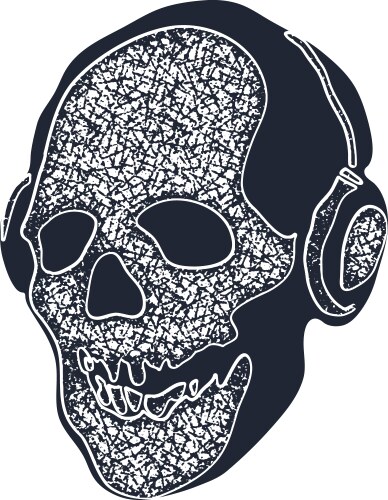 Two faced skull Royalty Free Vector Image - VectorStock