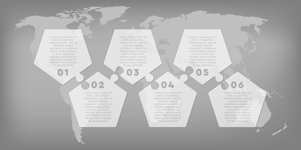Transparent diagram infographic process on 9 steps