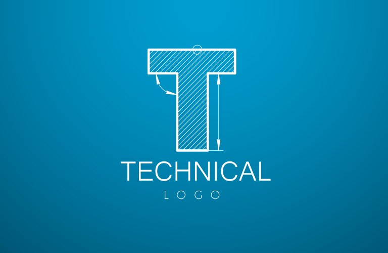 Maze tech letters linear style font construction Vector Image