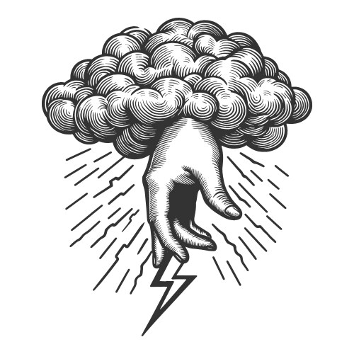 Hand Thunder Vector Images (over 3,900)