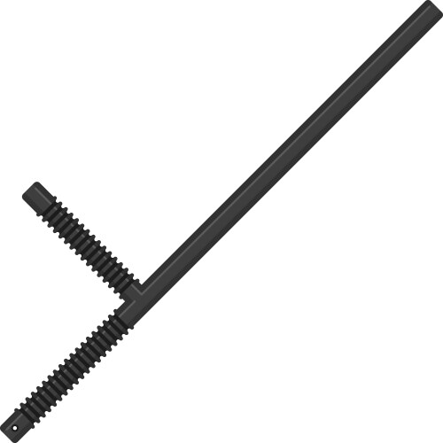 Police Baton on White Background Royalty Free Vector Image