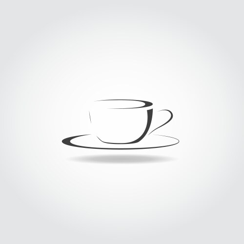 Nest coffee logo icon Royalty Free Vector Image