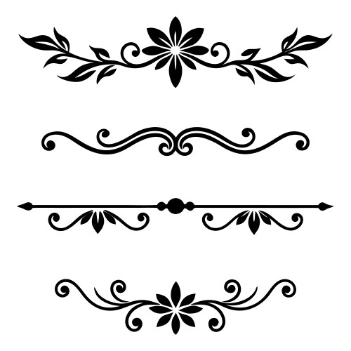 Elegant Text Divider Vector Images (over 3,800)